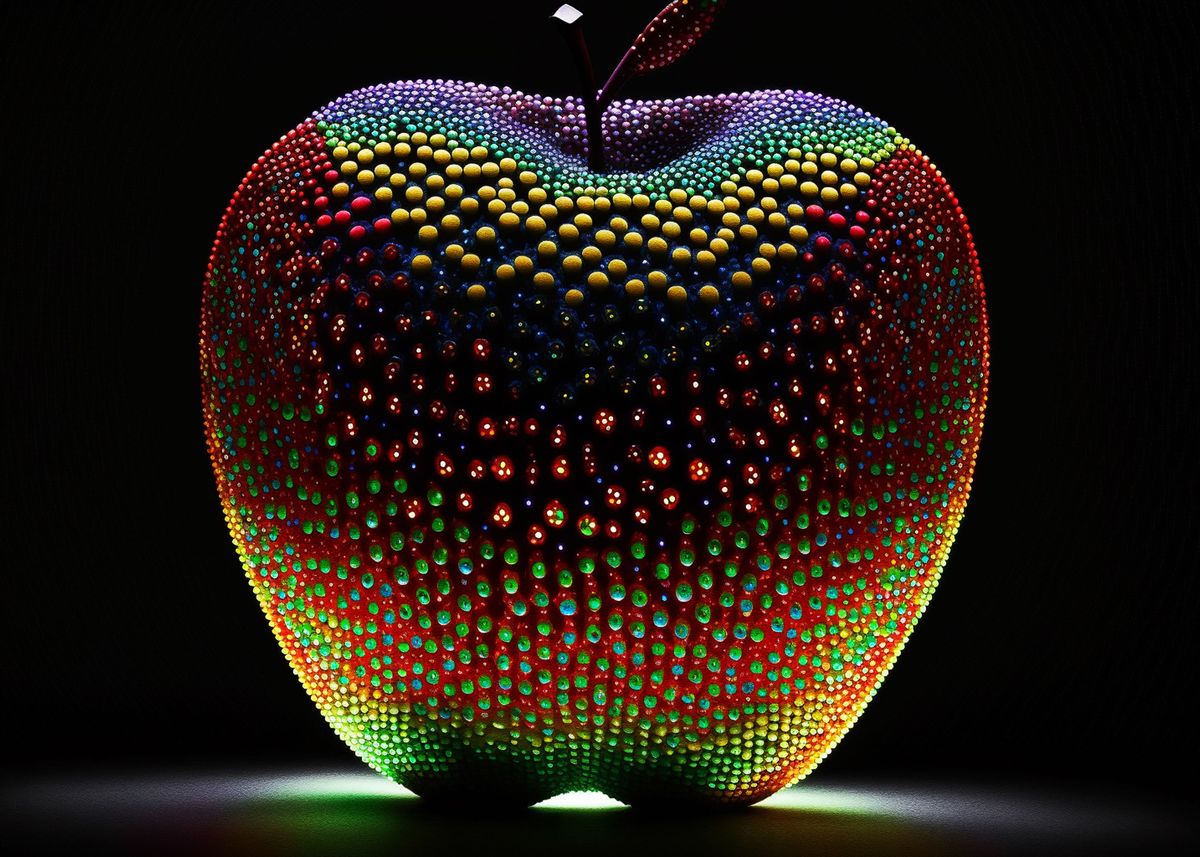 'Art Point Apple' Poster by 4147 Studios | Displate