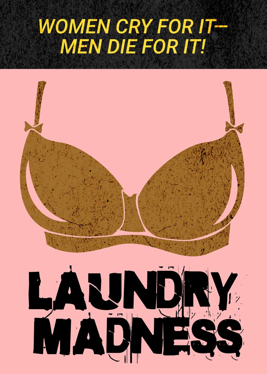 'LAUNDRY MADNESS' Poster by Atomic Chinook | Displate
