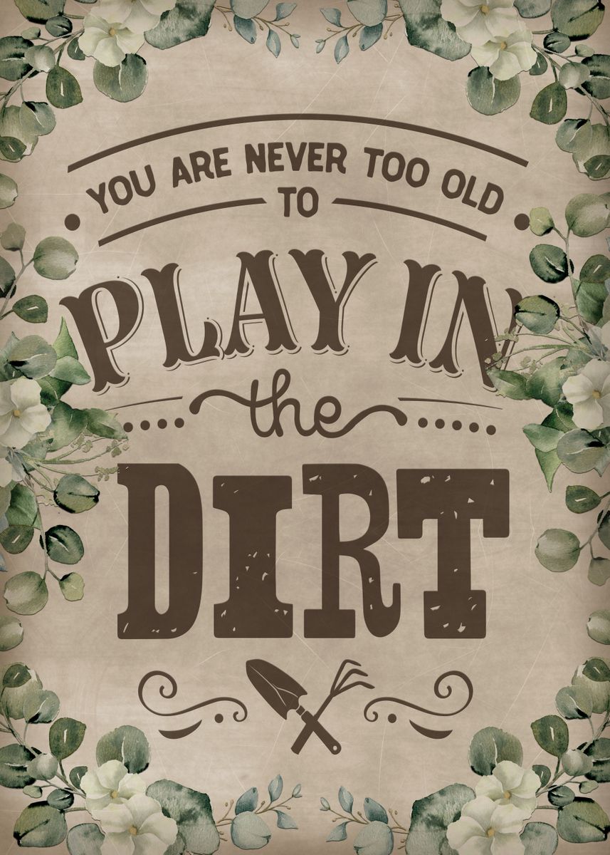 'Never too old to play' Poster, picture, metal print, paint by XandYart ...