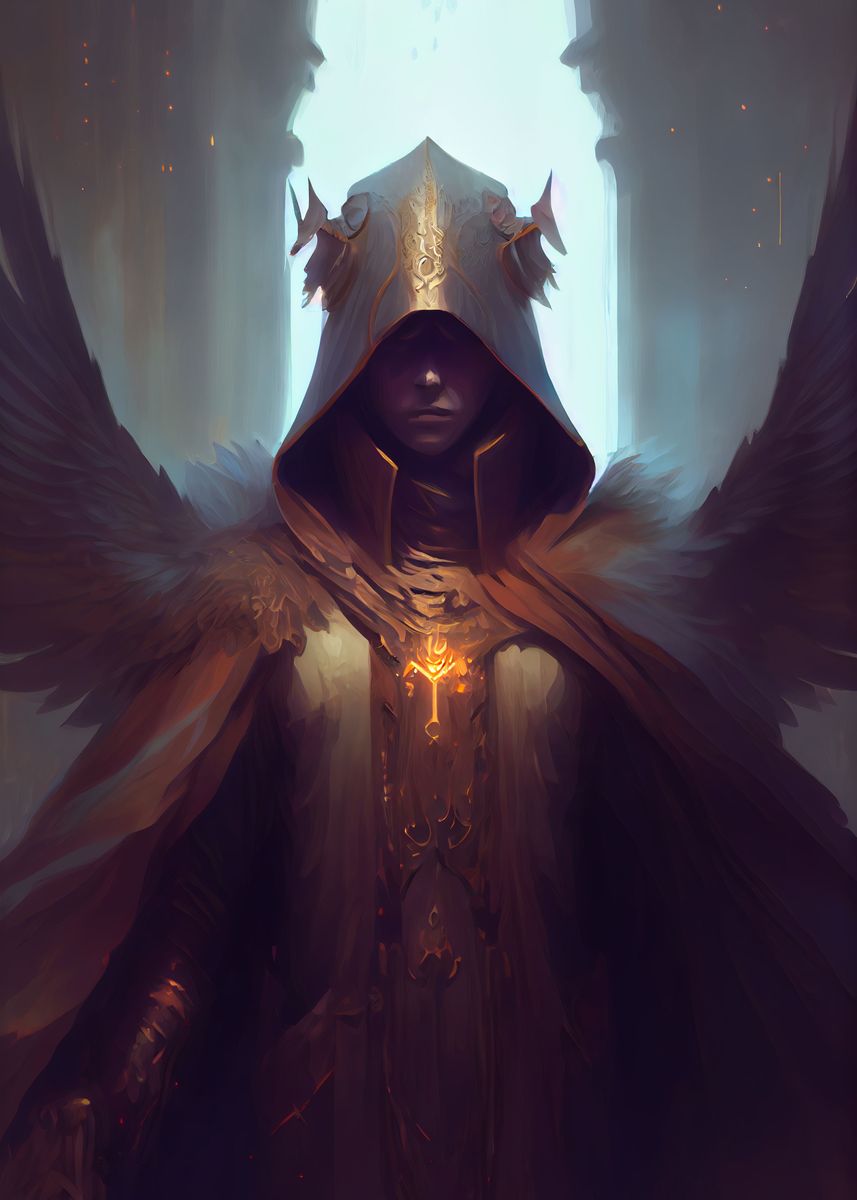 'Angel of Hope' Poster, picture, metal print, paint by Polymath Prints ...