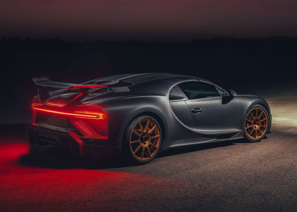 'Bugatti Chiron Pur Sport' Poster by Supri GTR | Displate