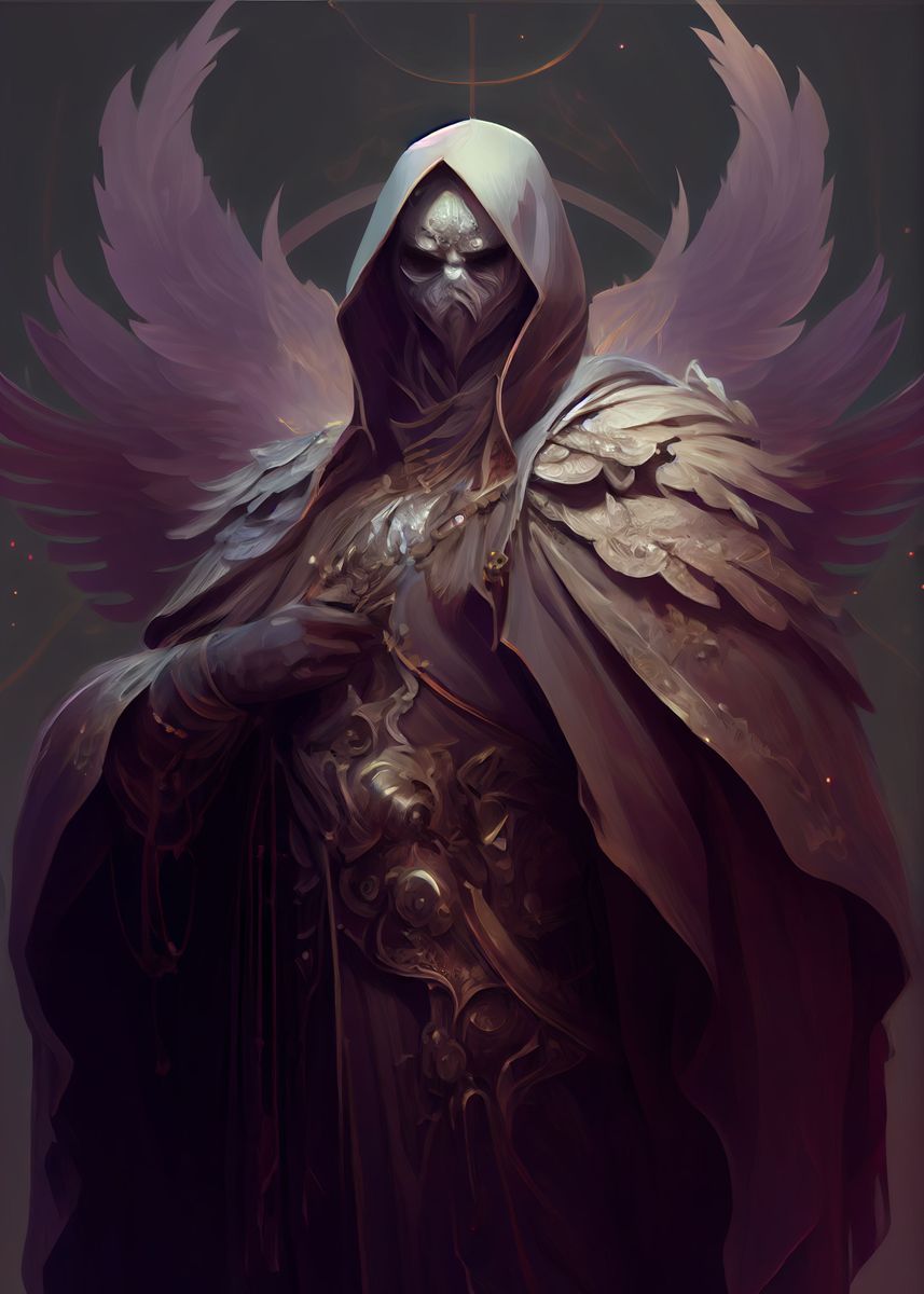 'Angel of Wisdom' Poster, picture, metal print, paint by Polymath ...