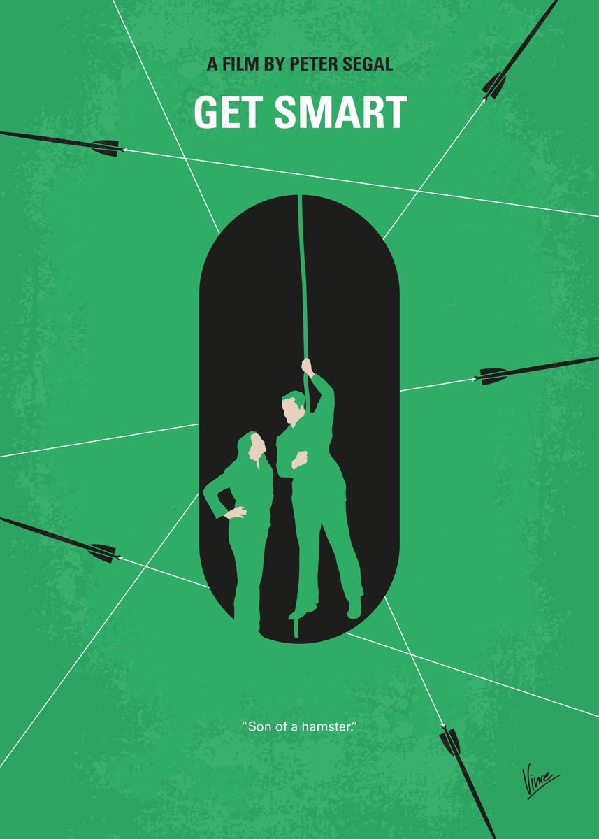 'No1356 My Get Smarter' Poster, picture, metal print, paint by ...