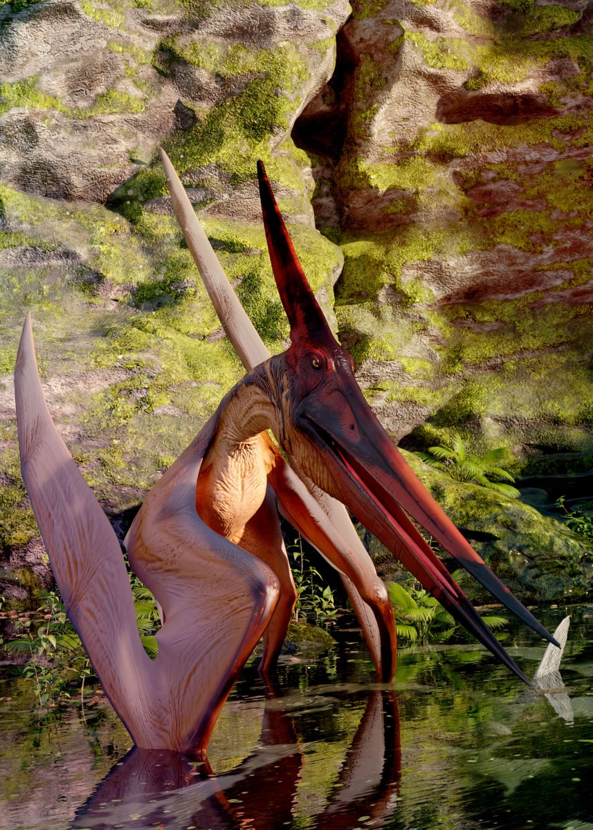 'Pterodactyl dinosaur' Poster by Gigi Bgm | Displate