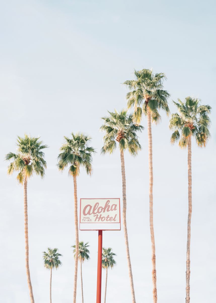 'Aloha Hotel' Poster, picture, metal print, paint by World Class Photos ...