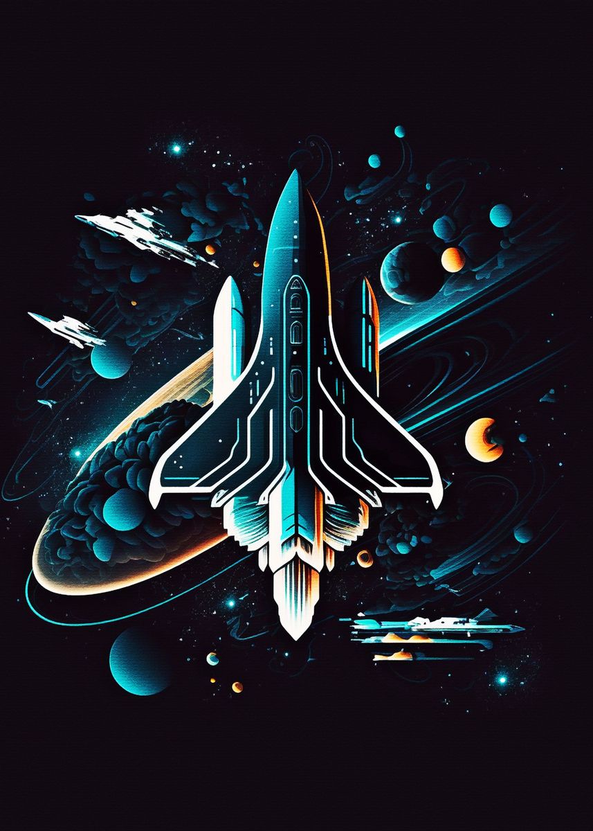 'Black Space' Poster, picture, metal print, paint by Fachrul Abqary ...