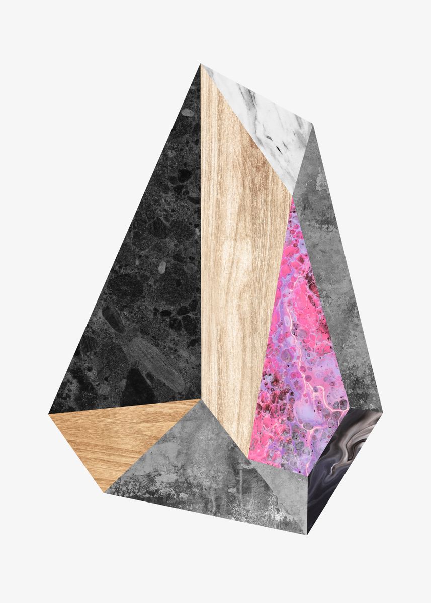 'Texture collage C' Poster by Vitor Costa | Displate