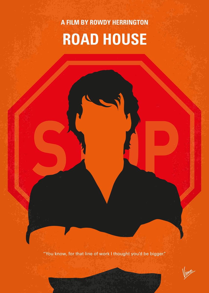 'No1354 My Road house ' Poster, picture, metal print, paint by ...