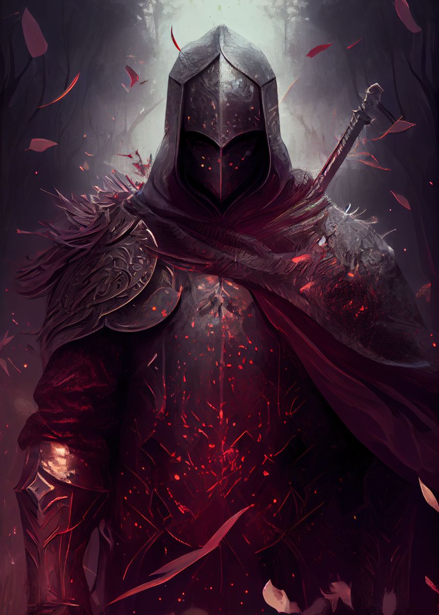 'The Briar Knight' Poster, picture, metal print, paint by Polymath ...