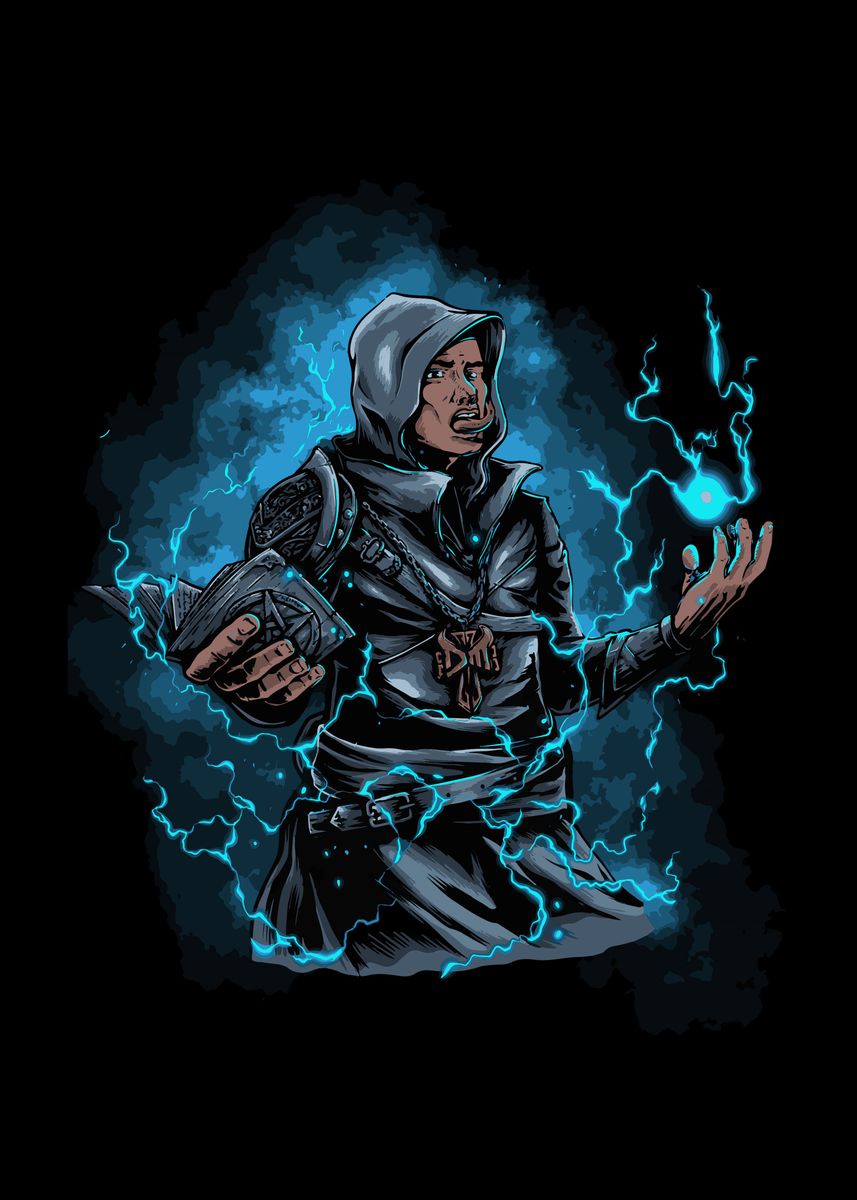 'Assasin wearing' Poster, picture, metal print, paint by ...