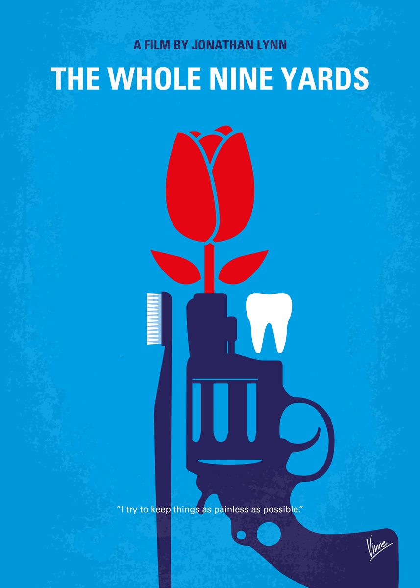 'No1350 The Whole Nine Yard' Poster, picture, metal print, paint by ...