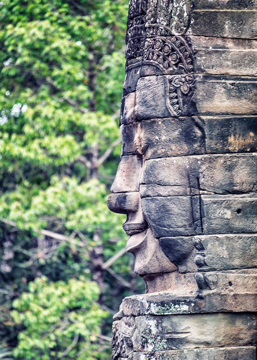 'The Bayon' Poster, picture, metal print, paint by Mango Art | Displate