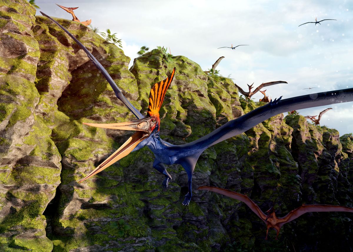 'Pterodactyl dinosaur' Poster by Gigi Bgm | Displate