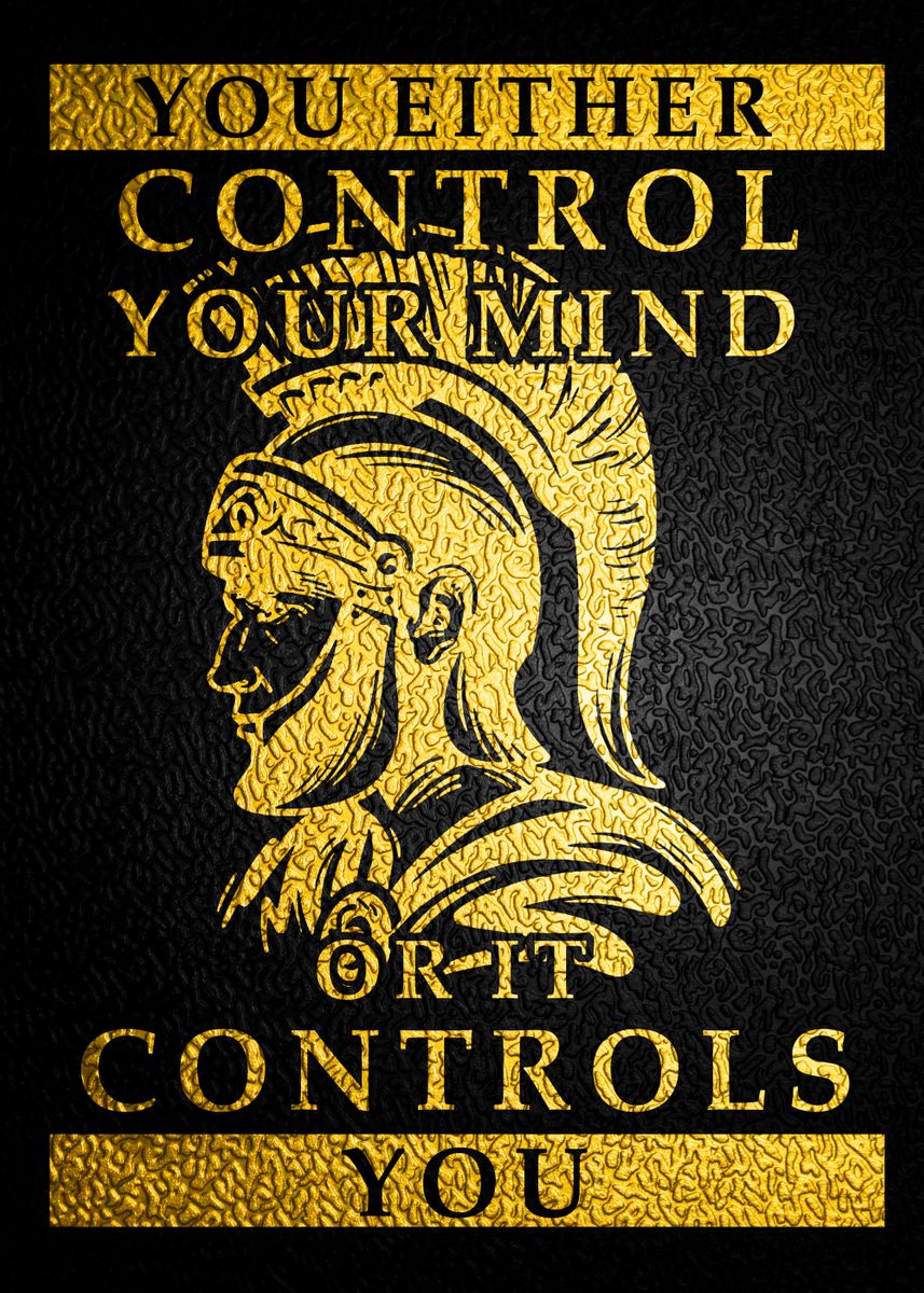 'Mind Control Motivation' Poster, picture, metal print, paint by ...