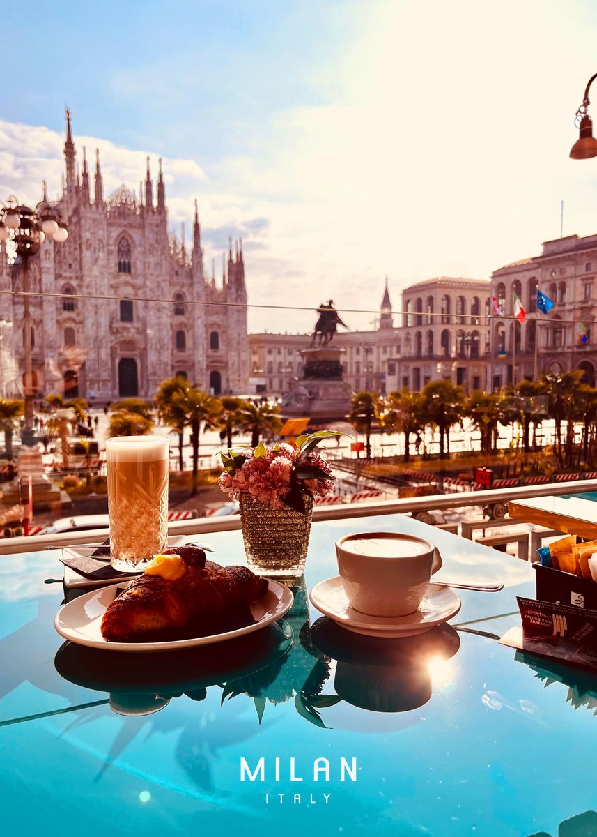 'Milan ' Poster, picture, metal print, paint by Big City | Displate