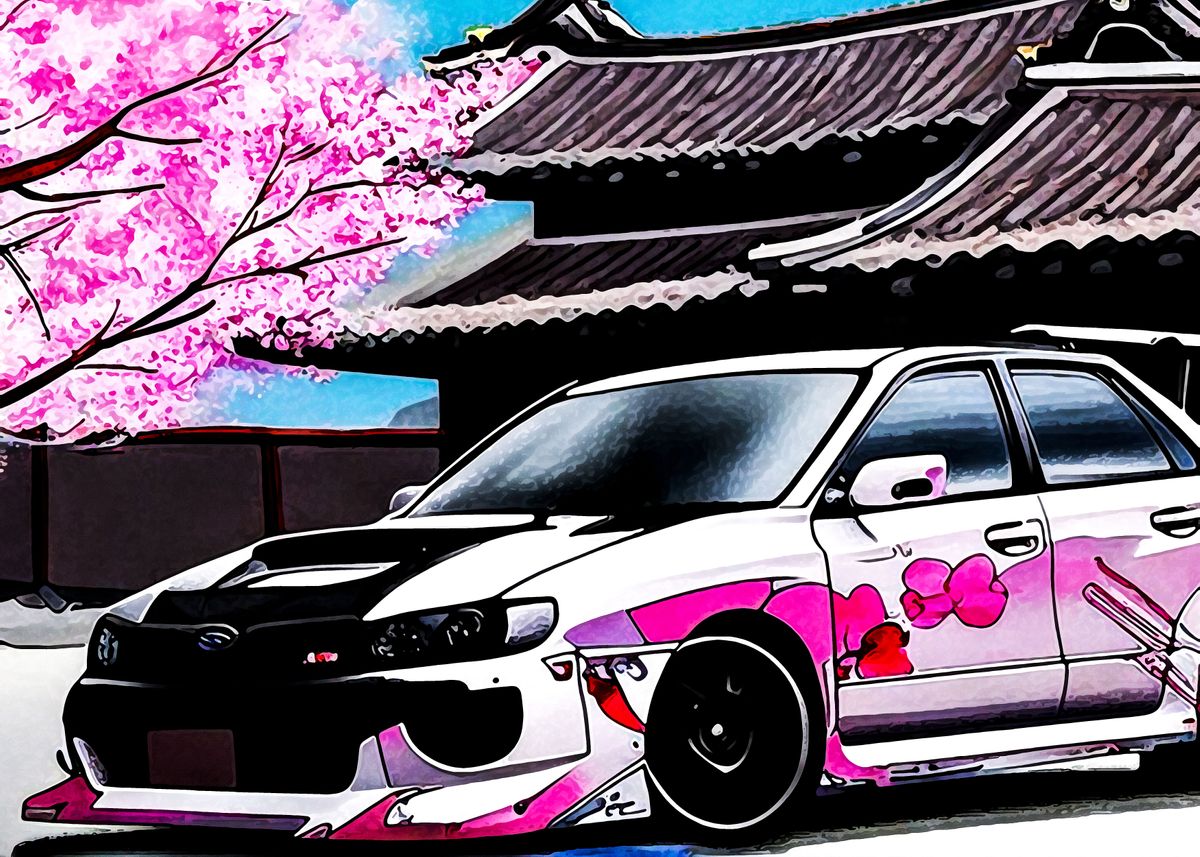 'Subaru Impreza WRX STi' Poster by Md Bowman | Displate