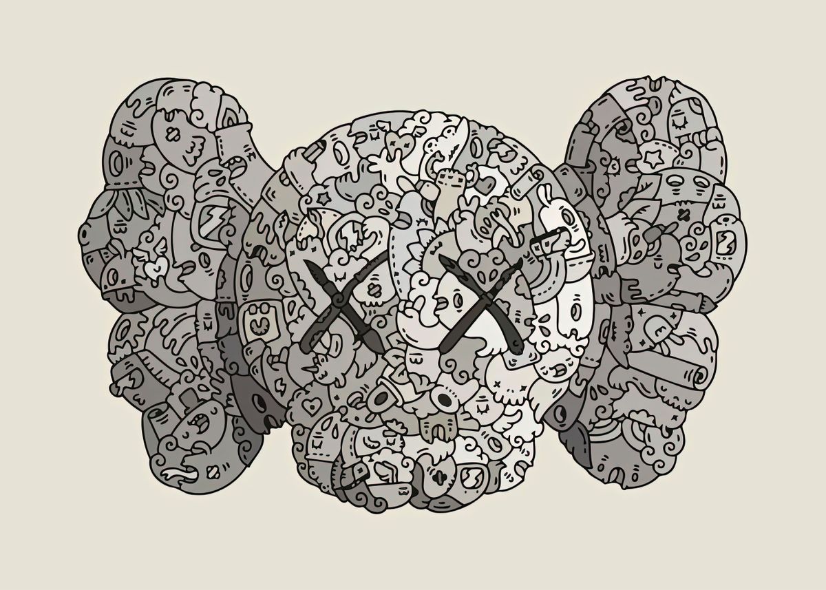 'Hypebeast Kaw' Poster by Demon Japan | Displate