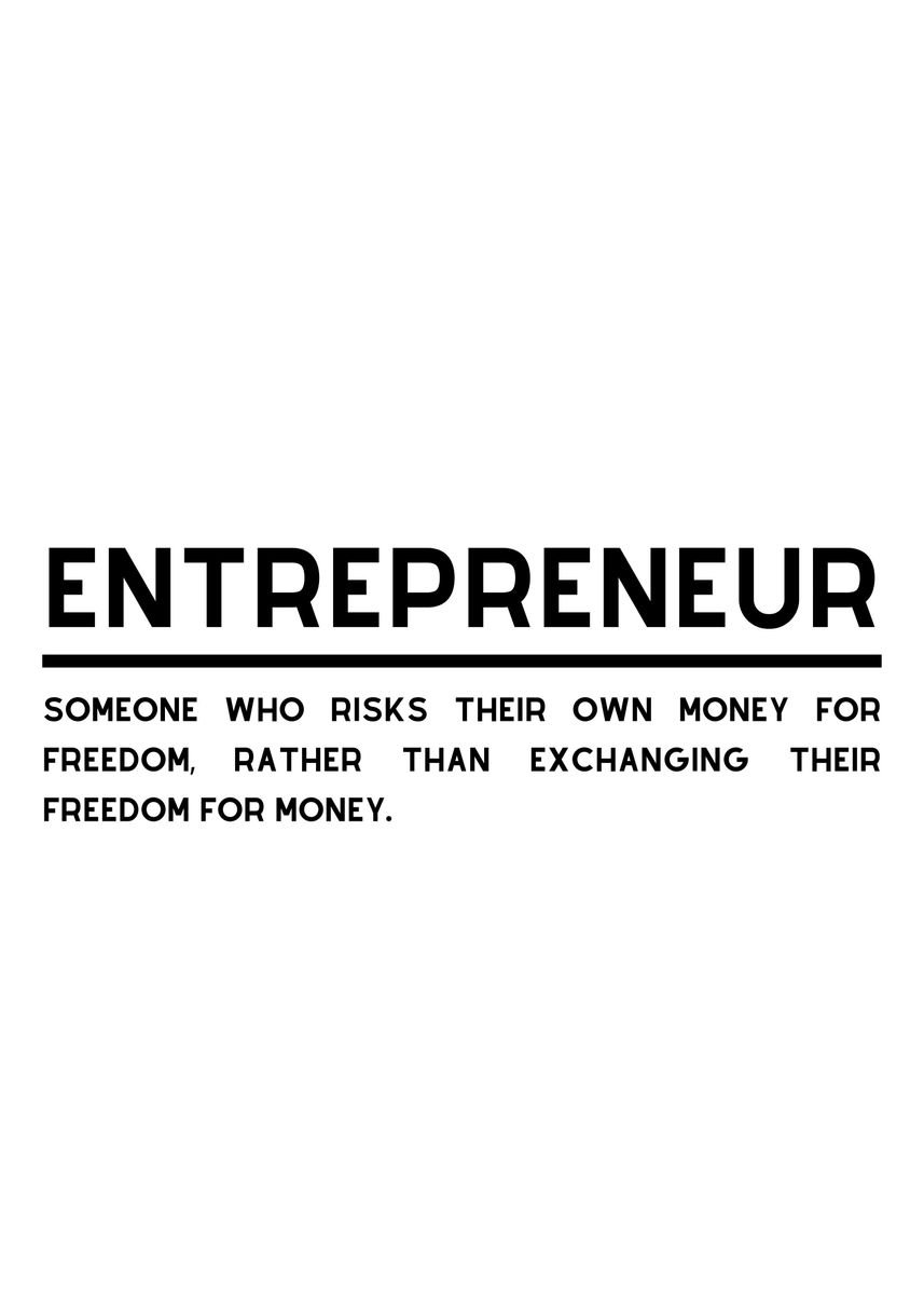 'Motivational Entrepreneurs' Poster, picture, metal print, paint by Nae ...