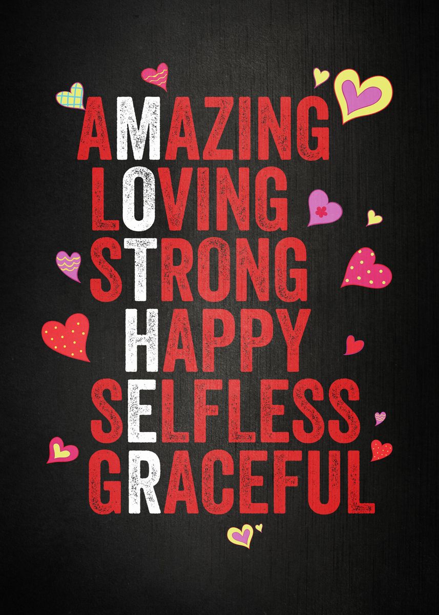 'Mother' Poster, picture, metal print, paint by Ba Ab | Displate