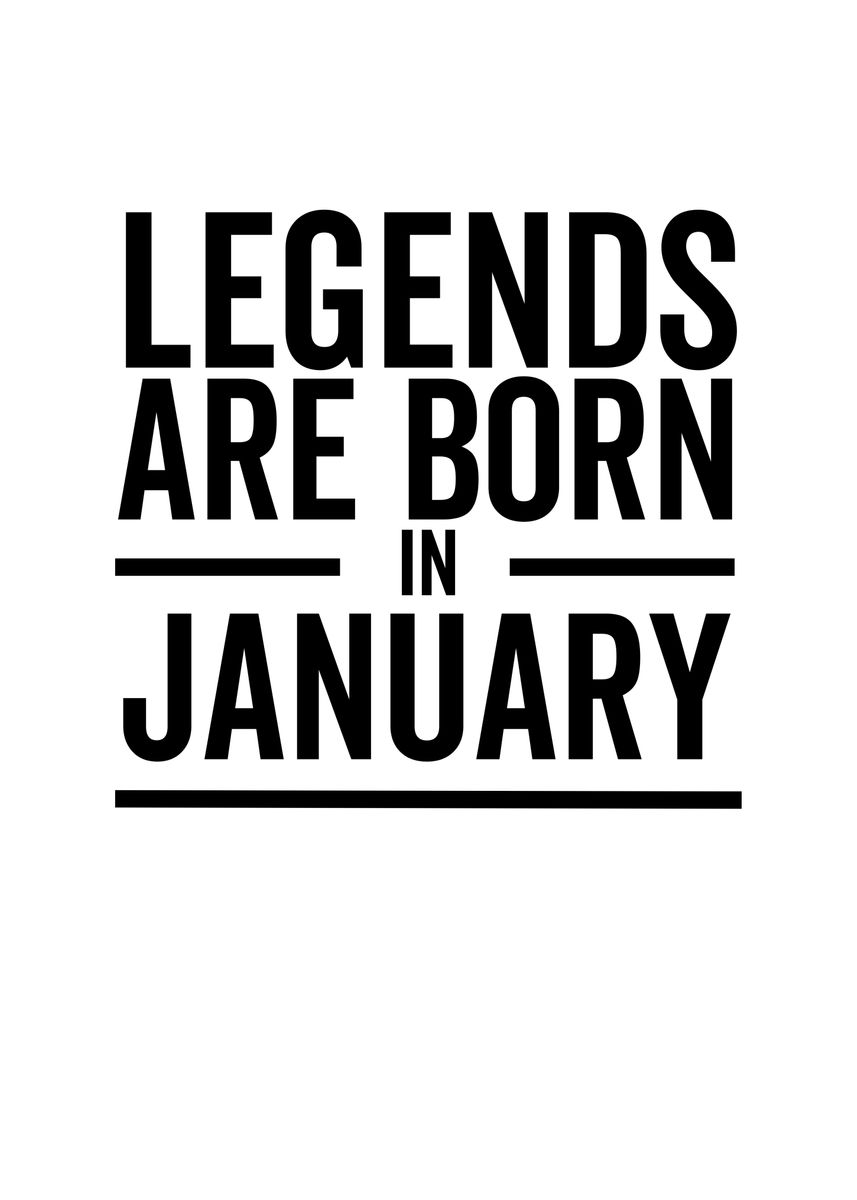 'Legends Are Born in' Poster, picture, metal print, paint by Francois ...
