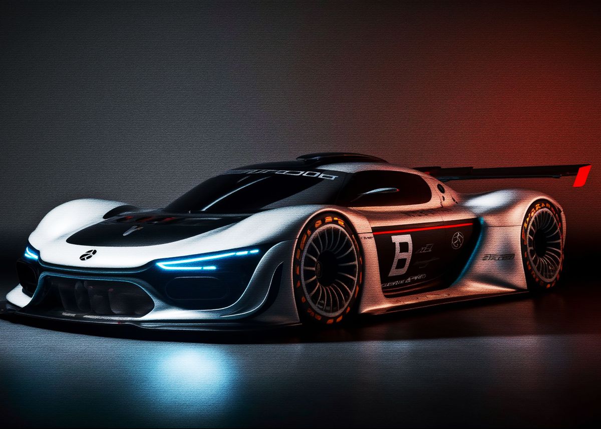 'Portrait Super Car' Poster by Coffee Design | Displate