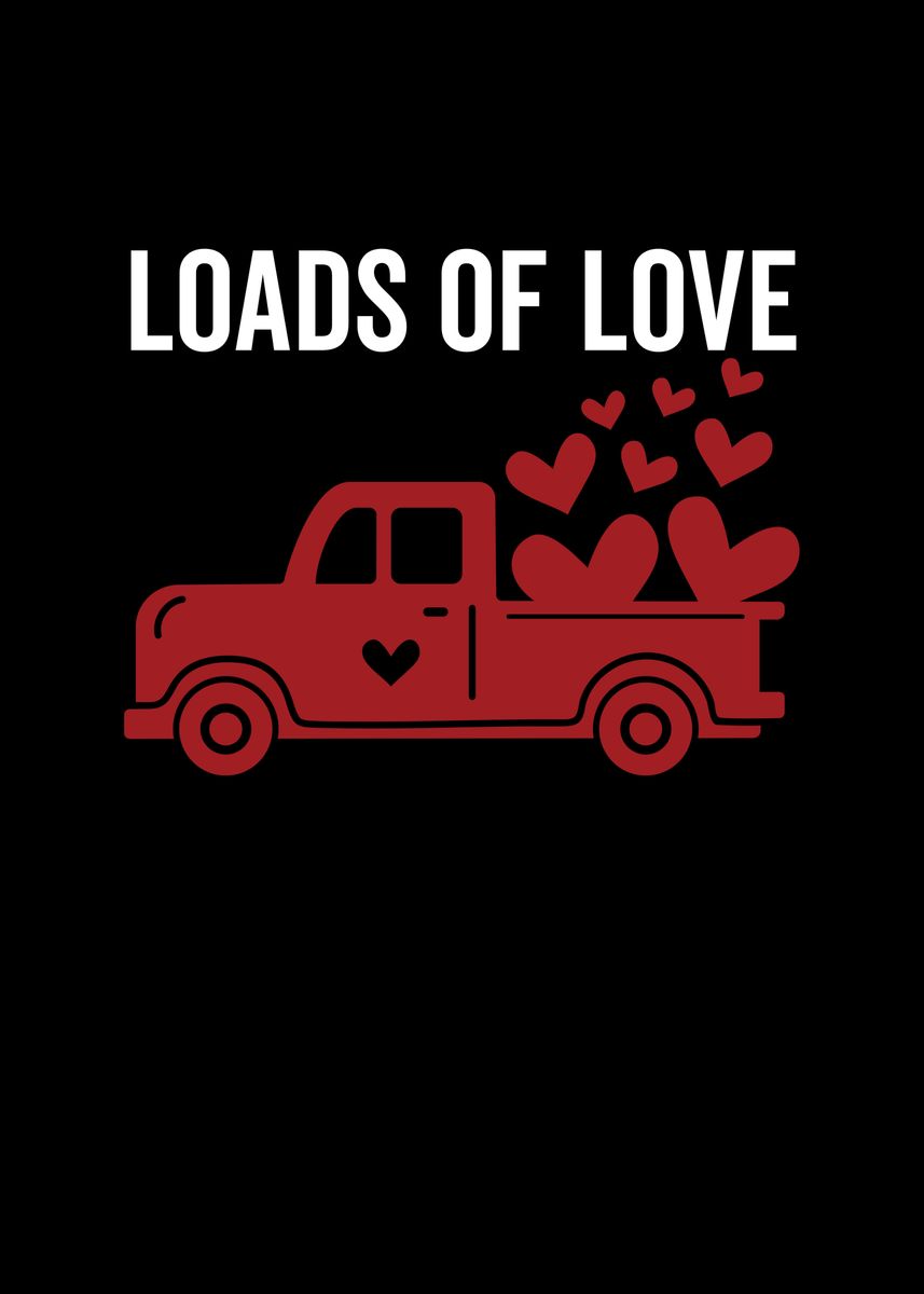 'Loads of Love' Poster, picture, metal print, paint by Francois Ringuette | Displate