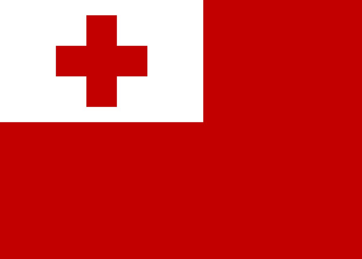 'Tongan Flag of Tonga' Poster by Bruce Stanfield | Displate