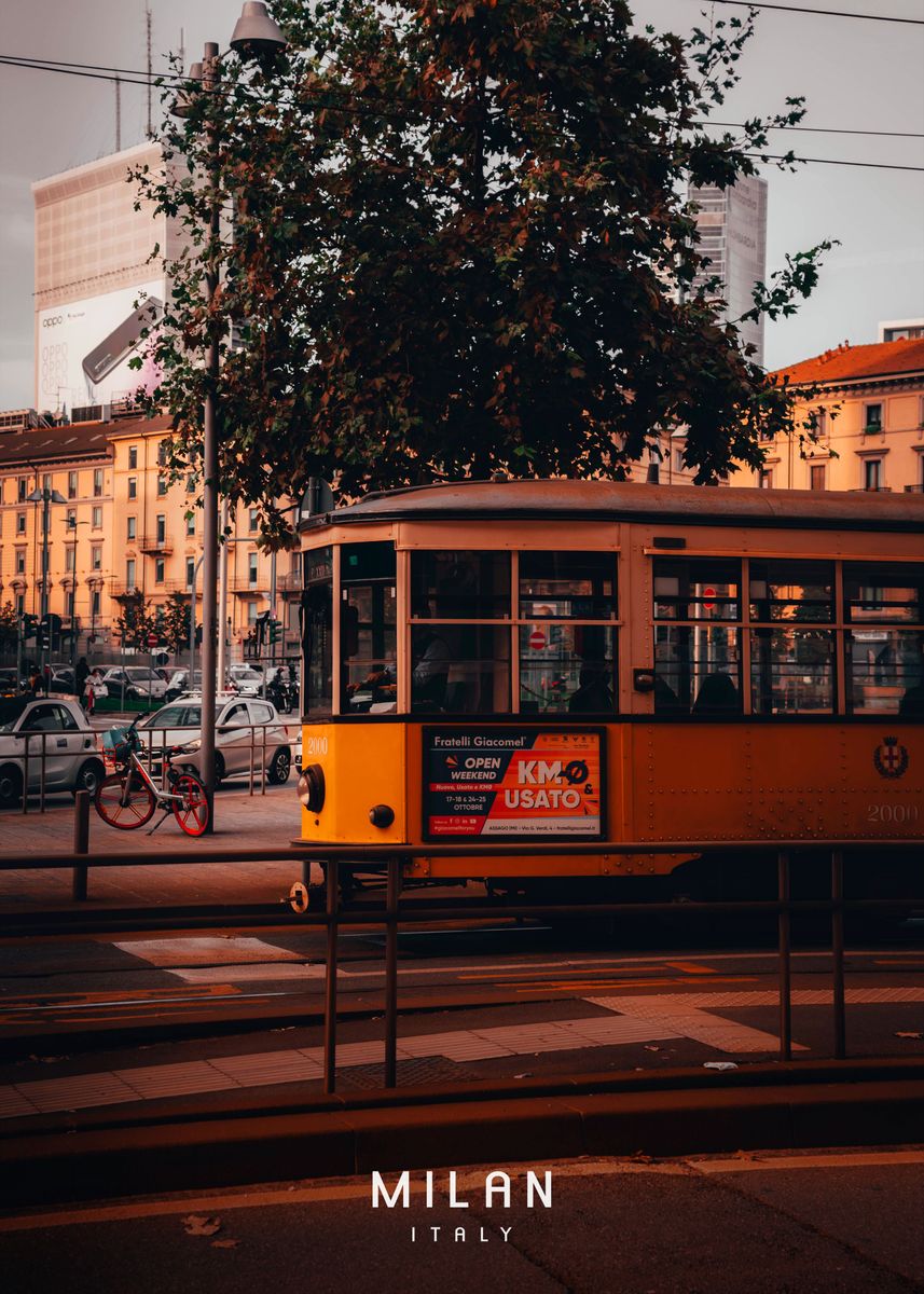 'Milan ' Poster, picture, metal print, paint by Big City | Displate