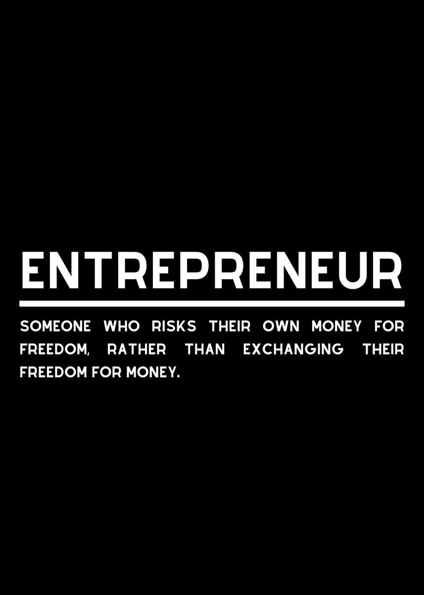 'Motivational Entrepreneurs' Poster, picture, metal print, paint by Nae ...