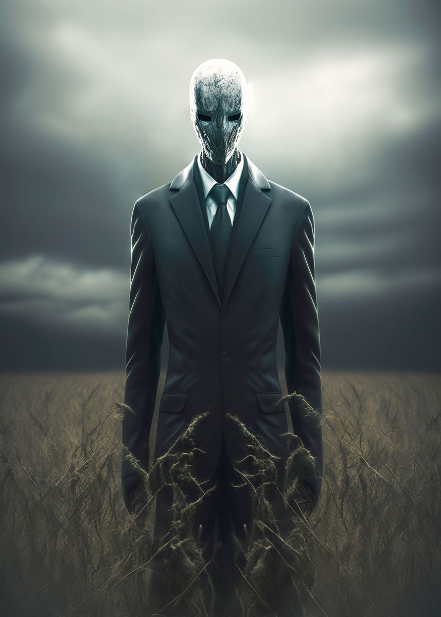 'Slenderman II' Poster, picture, metal print, paint by Arturo Vivo ...