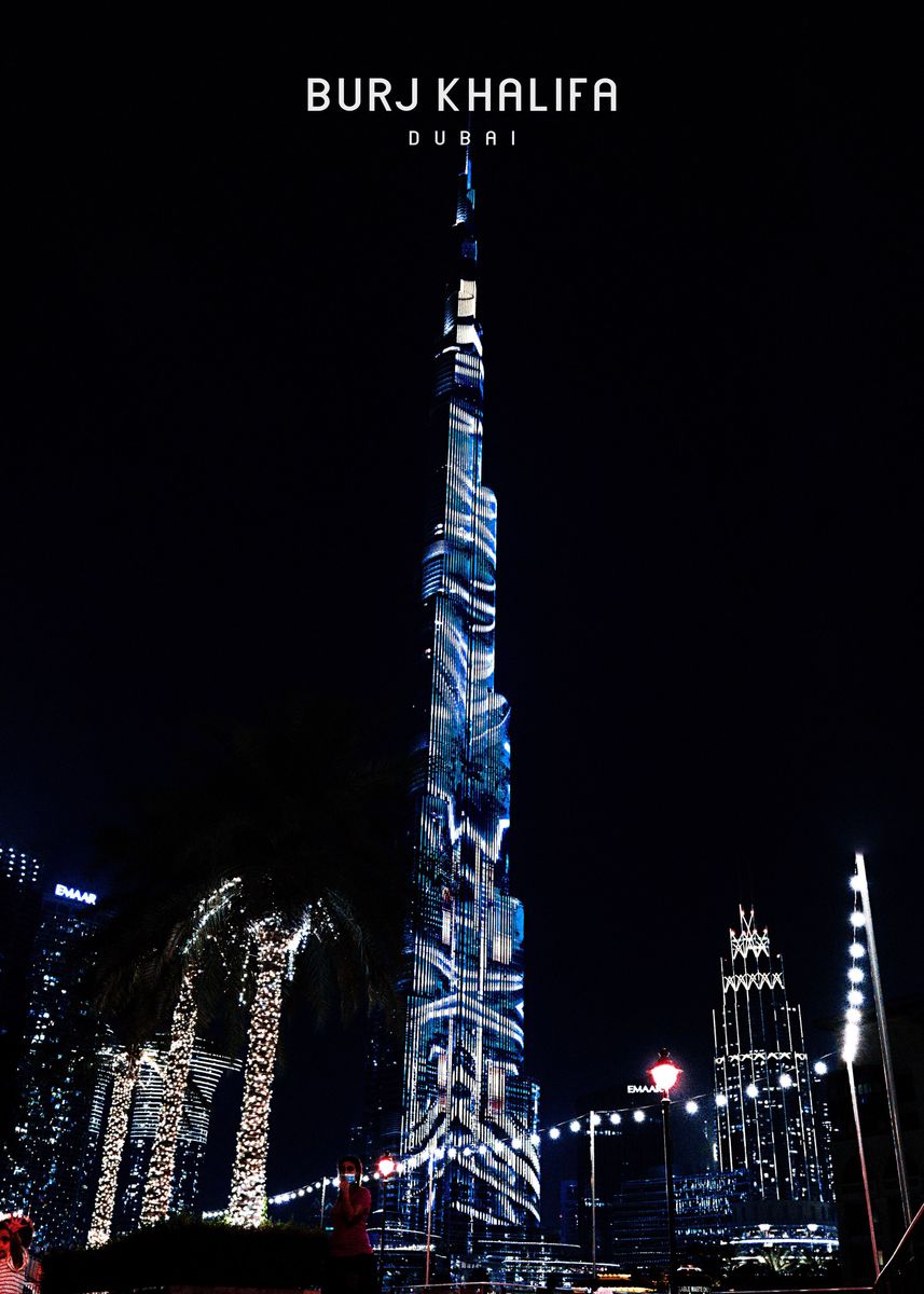 'Burj Khalifa ' Poster, picture, metal print, paint by Travel Addict ...