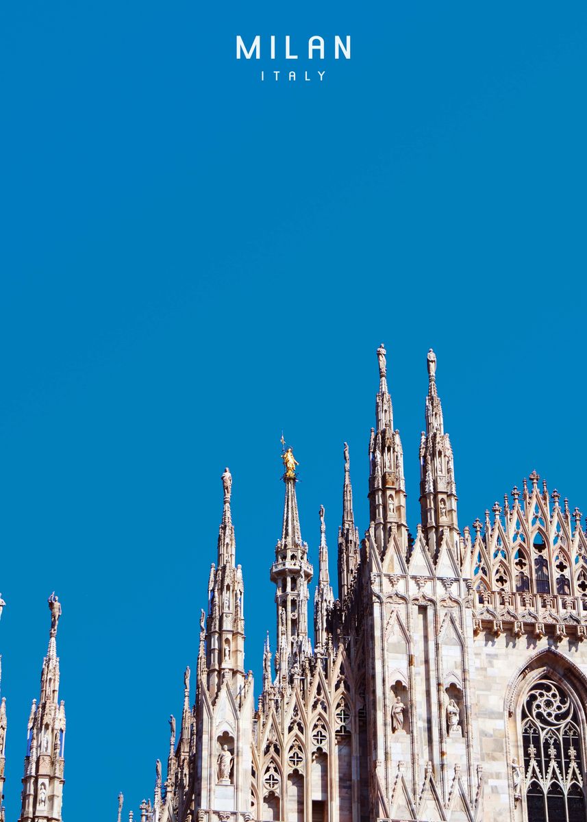 'Milan ' Poster, picture, metal print, paint by Big City | Displate