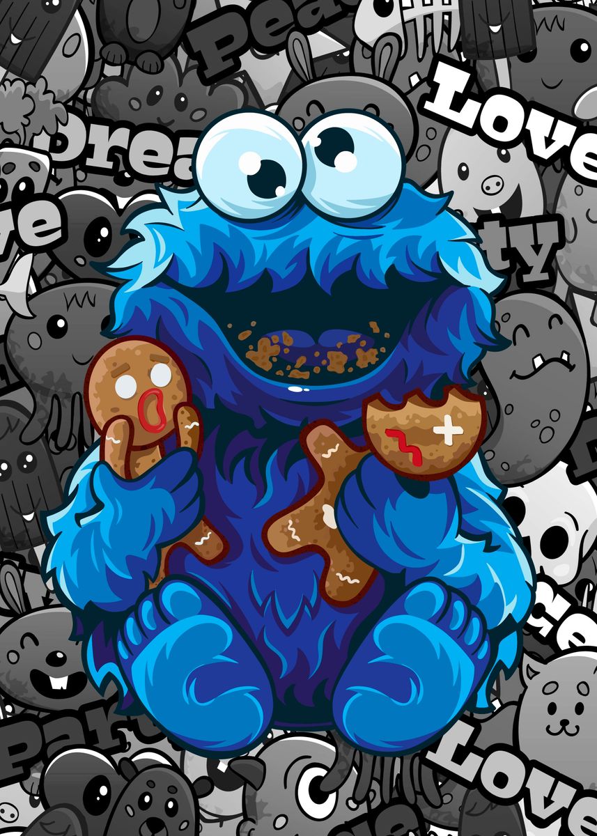 'Funny Characters' Poster, picture, metal print, paint by Lardis Art ...