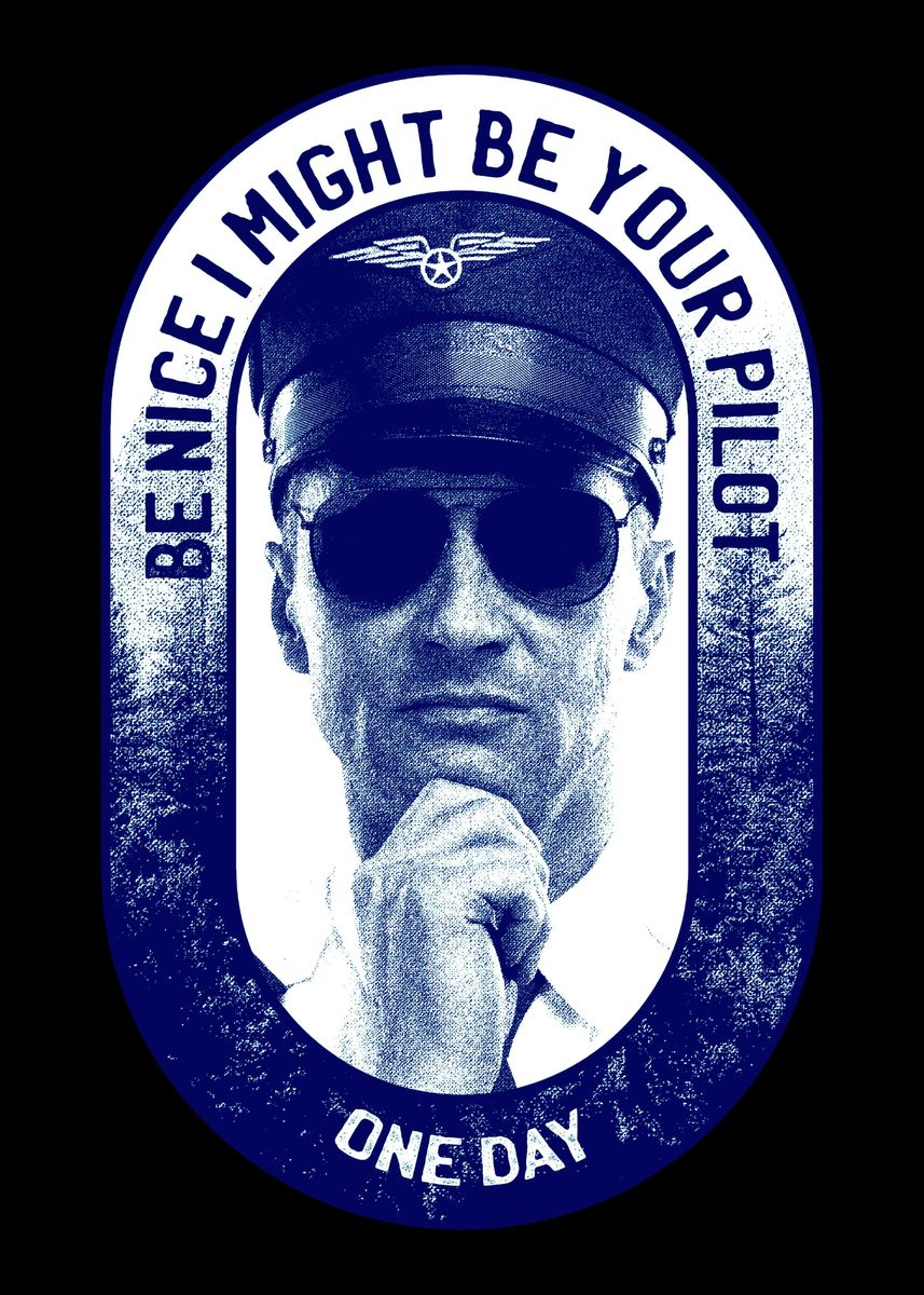 'Airplane Pilot Aviator' Poster, picture, metal print, paint by ...