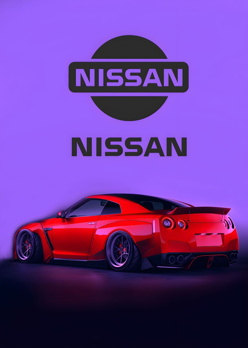 'Nissan gtr' Poster by Recca | Displate