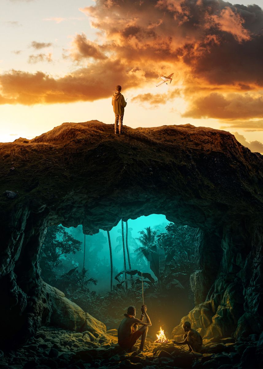 'Two Worlds' Poster, picture, metal print, paint by Kaustav Sarkar ...