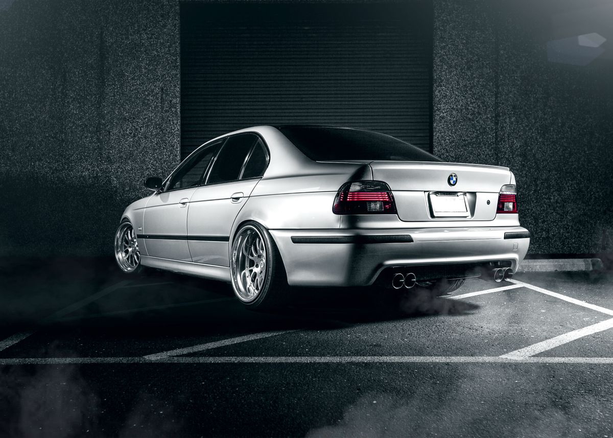 'bmw m5' Poster by Spot Cars | Displate