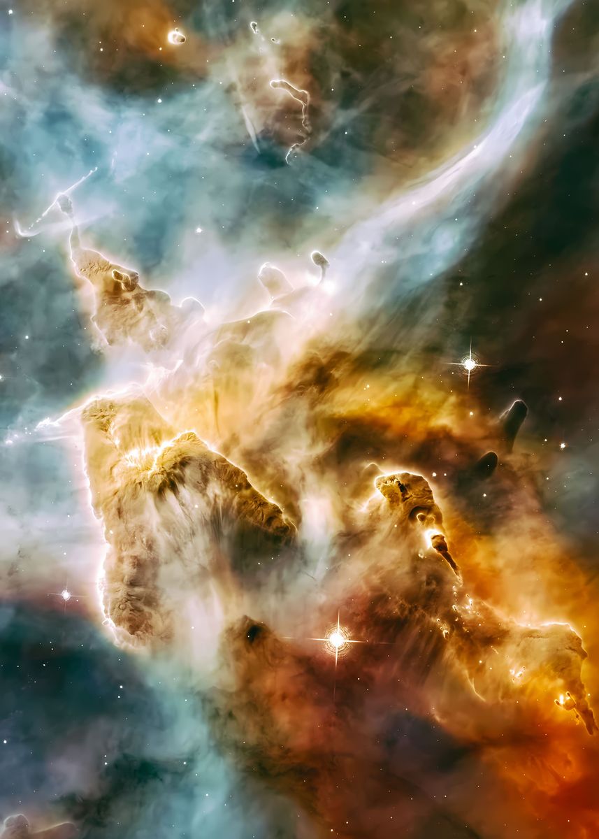 'Galaxy Deep Space Art' Poster, picture, metal print, paint by Lunaxys ...