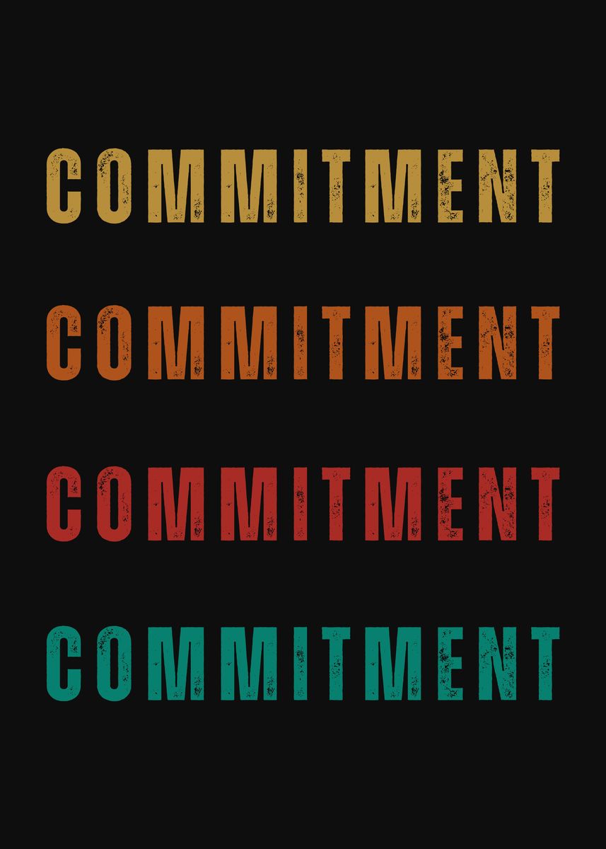 'commitment' Poster, picture, metal print, paint by Mohamed Soliman ...