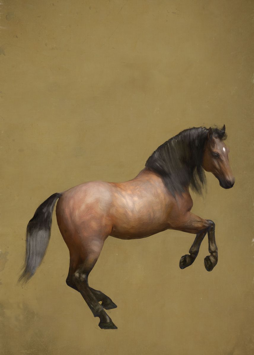 'Whistlejacket' Poster, picture, metal print, paint by Pitmatic | Displate