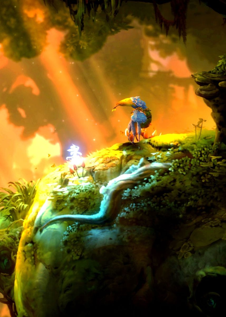 'Ori the Will of the Wisps' Poster, picture, metal print, paint by The ...