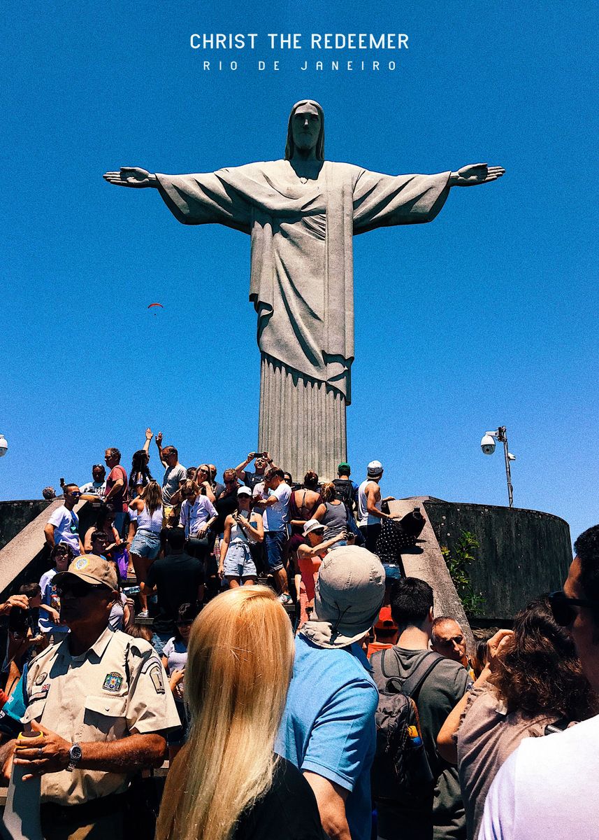 'Christ the Redeemer ' Poster, picture, metal print, paint by Travel ...