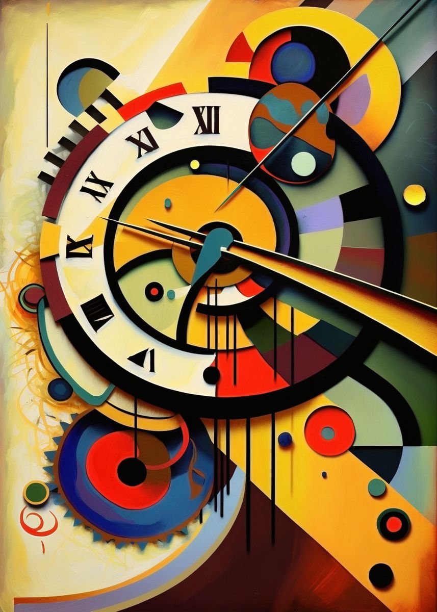 'Blending Time' Poster, picture, metal print, paint by Steel Canvas ...