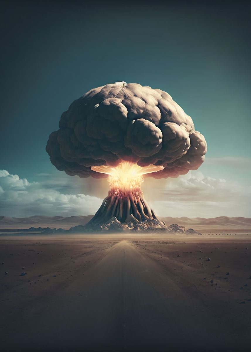 'Bomb' Poster, picture, metal print, paint by Oleksandr Kovalov | Displate