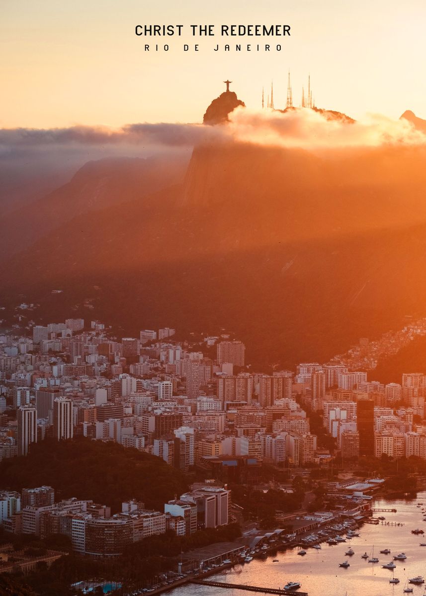 'Christ the Redeemer ' Poster, picture, metal print, paint by Travel ...