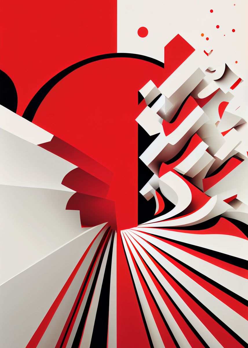 'RED4' Poster, picture, metal print, paint by dostiphotography | Displate