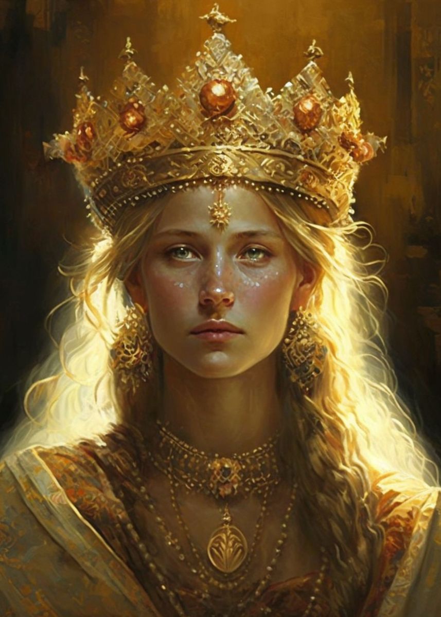 'Slavic Queen of Faith' Poster by Lotus Blanc | Displate