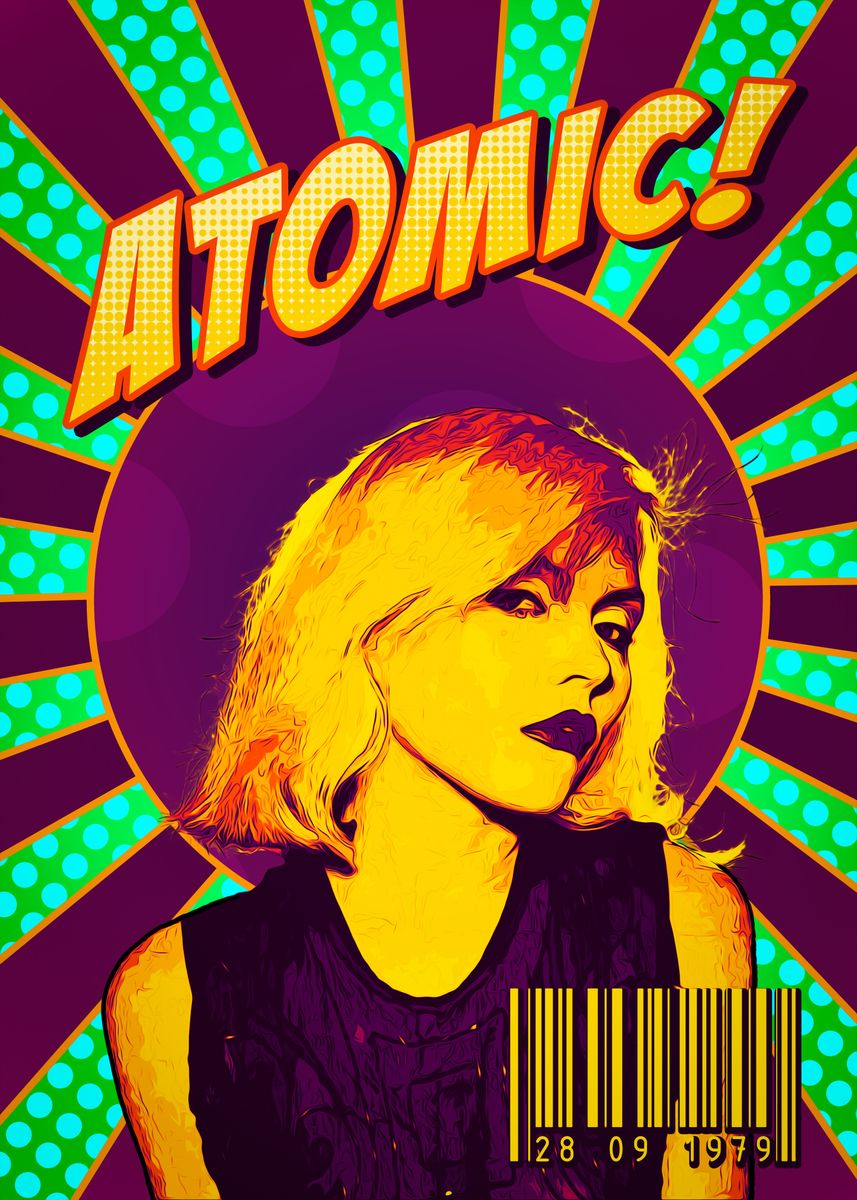 'ATOMIC' Poster, picture, metal print, paint by KIMIDIGI | Displate