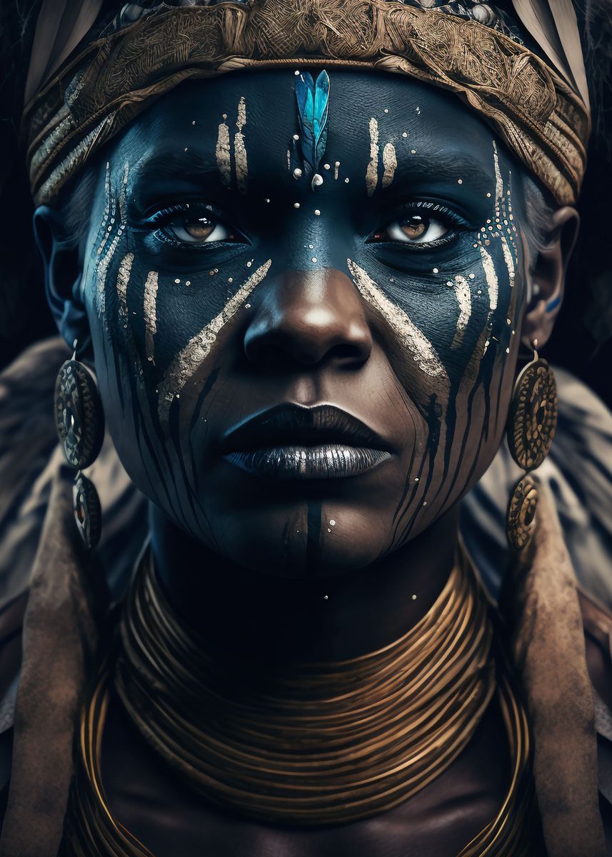 'Ancient African tribe' Poster by Oleksandr Kovalov | Displate