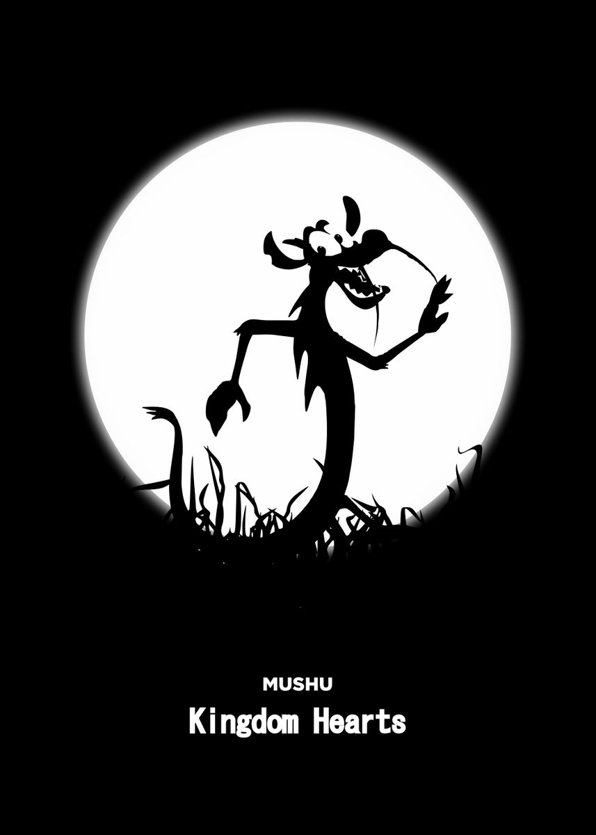 'Mushu' Poster, picture, metal print, paint by Aesthetic Posters | Displate